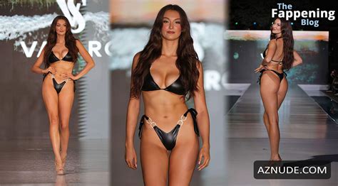 Rachel Pizzolato Rocks The Runway With Her Sexy Bikini Look At Miami Swim Week Aznude