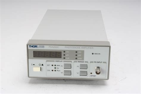 Thorlabs Pda200c Photodiode Amplifier Ntc Tech