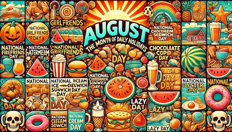 August Month Of Daily Celebrations By Stay Here Medium