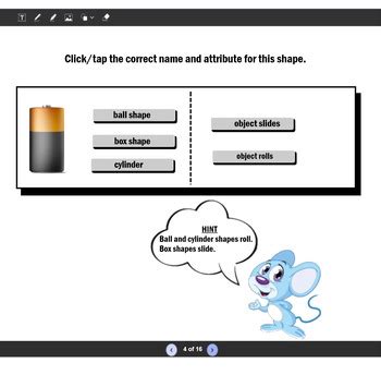 Reason With Shapes And Attributes Objects That Slide And Roll