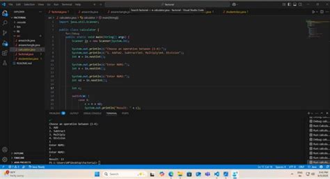 Java Internshipjourney Programming Learningbydoing Techskills Yaswitha Chinni