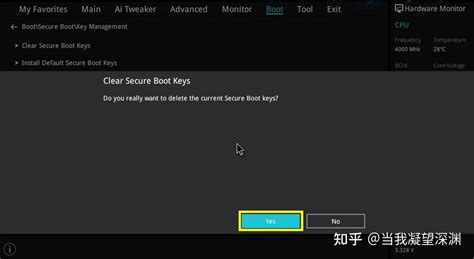 华硕主板如何关闭安全启动secure boot 知乎