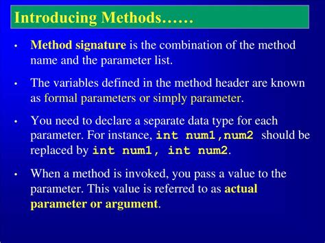 Ppt Chapter One Methods Arrays Powerpoint Presentation Free