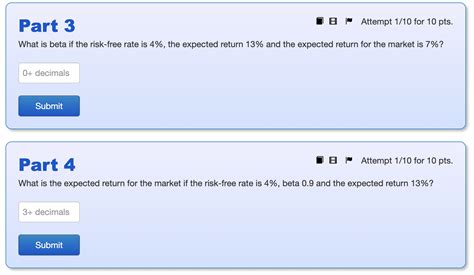 solved problem 19 intro use the expected return beta