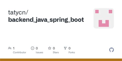 github tatycn backend java spring boot