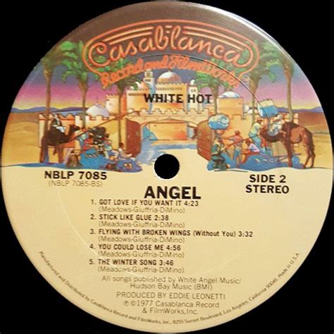 Виниловая пластинка Angel White Hot Us страна производства Angel страна производства