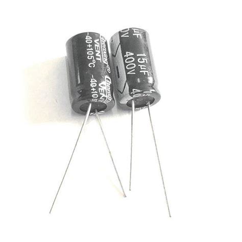 20Pcs 15UF 400V 15MFD 400โวลต์105C อลูมิเนียมตัวเก็บประจุแบบอิเล็กโทรไล ...