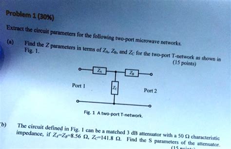 solved problem 1 30 extract the circuit parameters for the