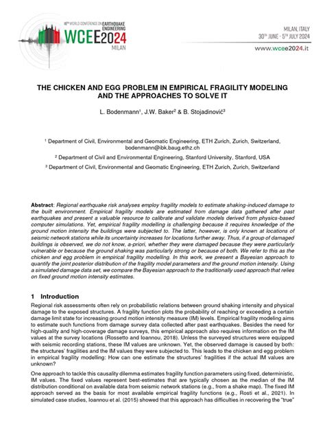 fragility modeling pdf bayesian inference estimation theory