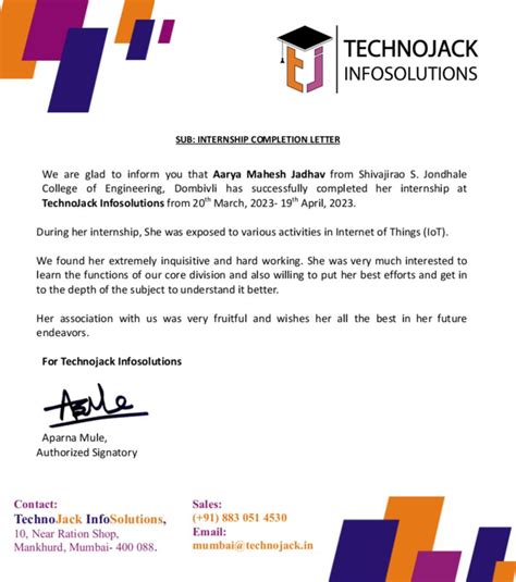 Aarya Jadhav On Linkedin Internship Iot Tech Innovation