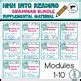 HMH Into Reading Grammar Modules 1 10 3rd Grade By Jones In 3rd