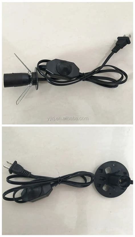 Dimmer Switch Cord Set With E Lampholder With Big Plate Us Canada