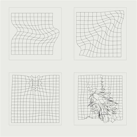 Premium Vector Retro Futuristic Elements For Design Rave Psychedelic Retro Futuristic Set