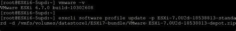 How To Upgrade Vmware Esxi 6 7 To 7 0 Via Iso Or Esxcli