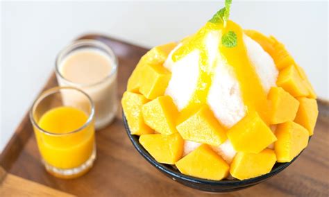 Mango Bingsu Recipe Mango Shaved Ice Bite N Sip
