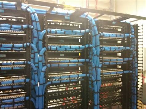 Organized And Efficient Structured Cabling Setup Organized And Efficient Structured Cabling Setup
