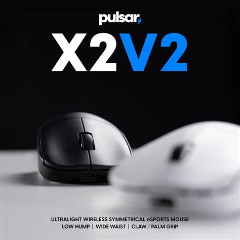 Pulsar X2 V2 [ Mini Medium ] [ Wired Wireless ] Gaming Mouse Black White Shopee