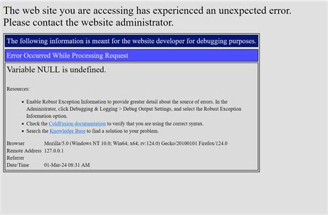 turning on null support in coldfusion 2018 coldfusion