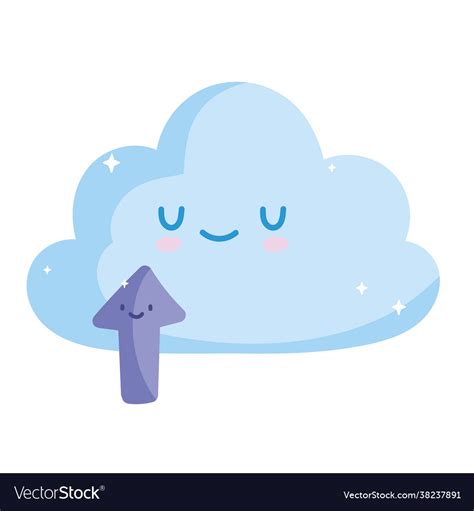 cloud computing upward royalty free vector image