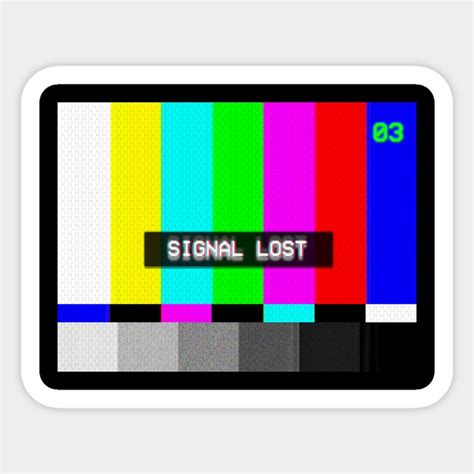An Old Tv Screen With The Words Signal Lost On It In Black And White Letters