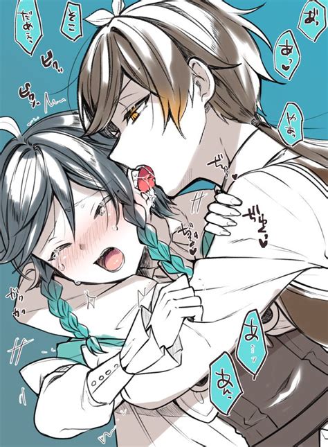 Venti Genshin Impact Zhongli Genshin Impact HentaiTrap