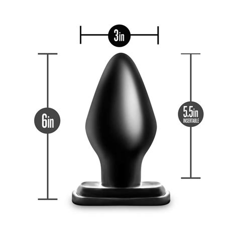 Blush Anal Adventures Xxl Plug Black