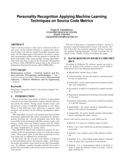 personality recognition applying machine learning download free pdf