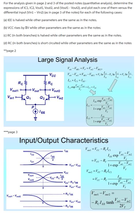For The Analysis Given In Page 2 And 3 Of The Posted Chegg Com