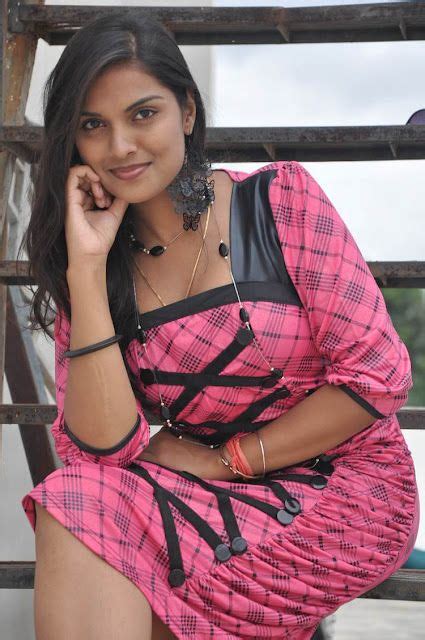 Gsv Pics Photos With Poetry Prakruthi Spicy Actress Photo Shoot In Pink Mini Gown Beautiful