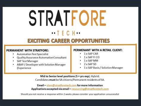 Stratfore Tech On Linkedin Automationtest Testautomation Saptestmanager Testanalyst