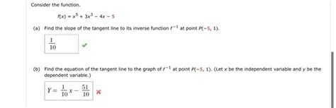 solved consider the function f x x5 3x3−4x−5 a find the