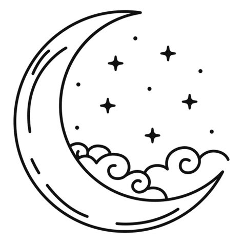 Star And Moon Pattern