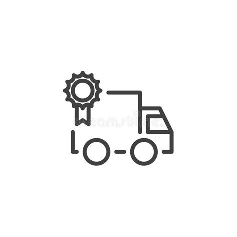 Supplier Quality Line Icon Stock Vector Illustration Of Graphics