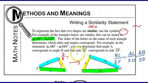3 1 4 Writing A Similarity Statement Youtube
