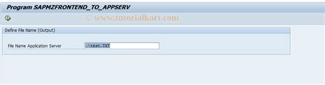 Iclpctoapp Sap Tcode File From Frontend To Application Server