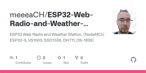 github meeeach esp32 web radio and weather station esp32 web radio