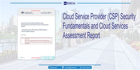Riskcue Cloud Service Provider Csp Security Fundamentals And Cloud