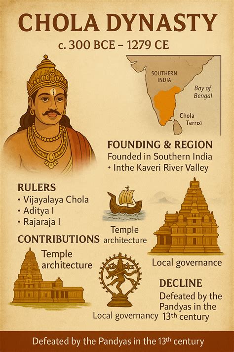 Chola Kingdom Rulers Political History Time Period Decline