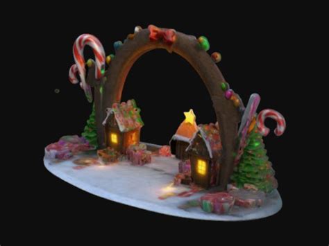 Christmasadventure Portal Cazy Candy Presens Download Free 3d Models Generated With