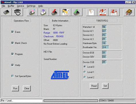 how to load program for at89c51rd2 programmer leadersdast