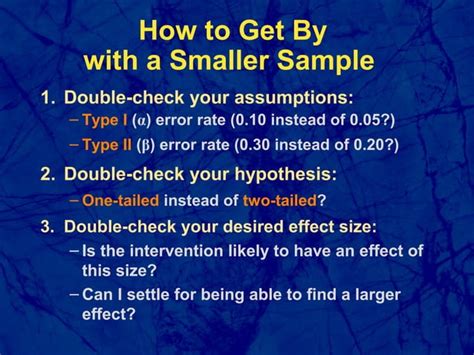 Sample Size And Power Ppt