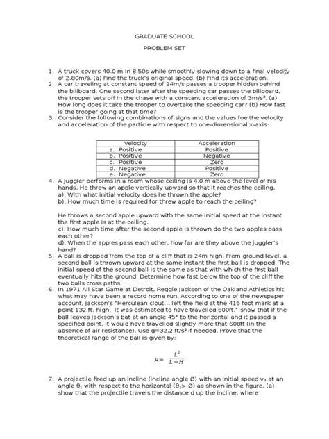 Physics 2 Quiz Pdf Velocity Acceleration