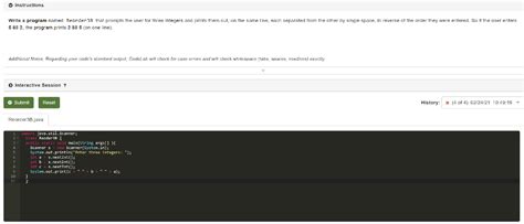 Solved Instructions Write A Program Named Reorder 38 That