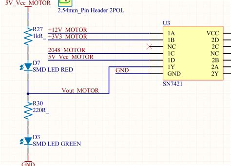 sn74hc21 sn74hc21 output led issue logic forum logic ti e2e
