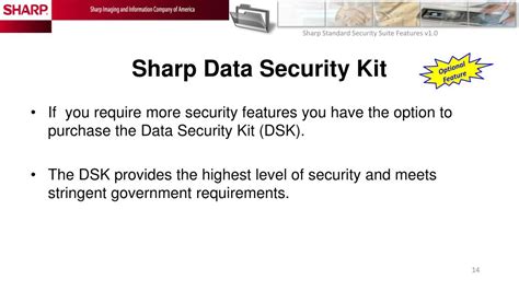 Ppt The New Sharp Standard Security Vs The Data Security Kit Powerpoint Presentation Id 758089