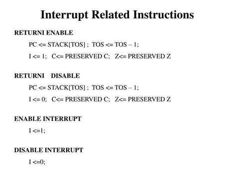Ppt Lecture 14 Picoblaze Instruction Set Powerpoint Presentation