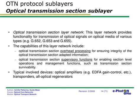 Ppt Optical Core Networks Optical Transport Network Powerpoint