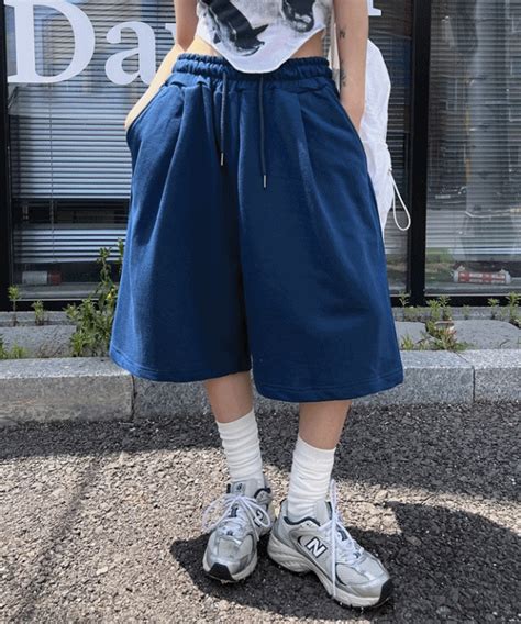 🚀6color🚀 슈슈 버뮤다 팬츠 코튼 면 밴딩 트레이닝 와이드 버뮤다 팬츠 여름 반바지 바지 버뮤다팬츠 버뮤다바지 여름바지 여름반바지 5부바지 6부바지 에이블리