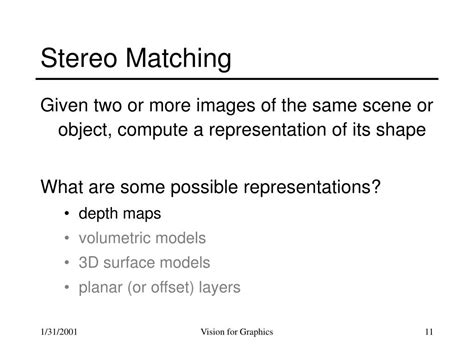 Ppt Stereo Matching Powerpoint Presentation Free Download Id6875263