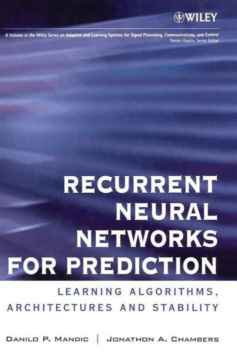adaptive and cognitive dynamic systems signal processing l recurrent